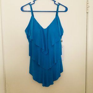 Magicsuit | Swim | Magicsuit Solid Dd Rita Tankini Azure Womens ...